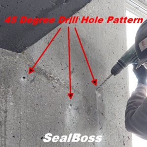 Concrete Crack Injection - Polyurethane - SealBoss Corp.